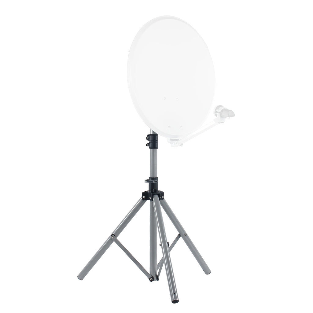 Sat Stativ Alu Maxview, teleskopierbar,mit Heringen,Wasserwaage, klein
